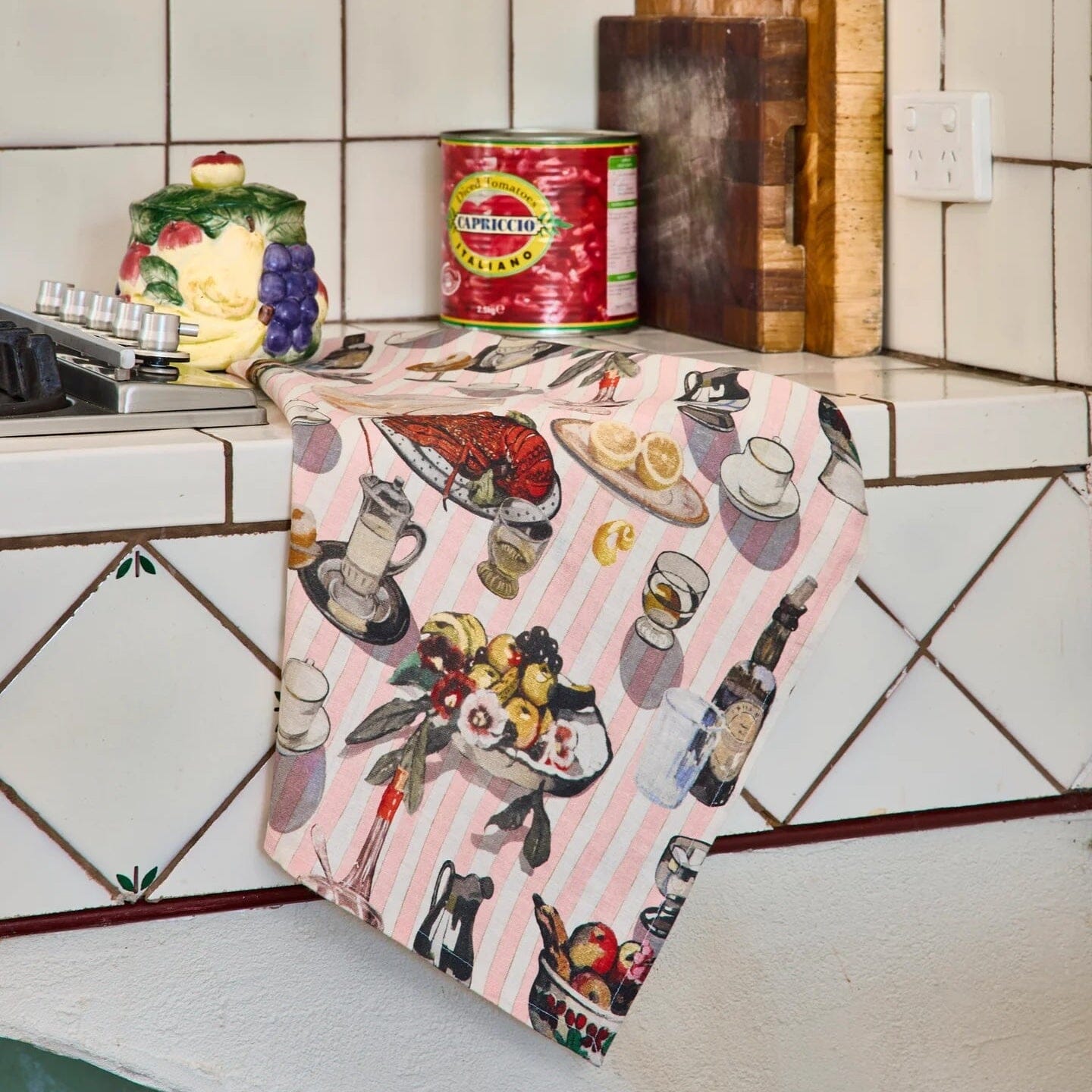Kip & Co x Margaret Preston Still Life Linen Tea Towel