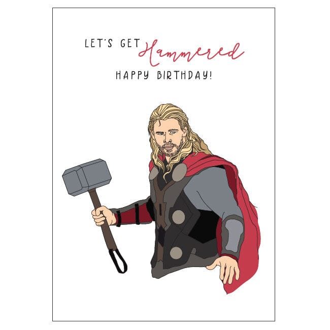 Thor Birthday Greeting Card